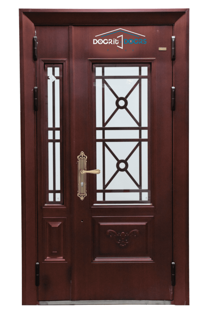 Copper Coated French Steel Door - Door'It Doors Plus